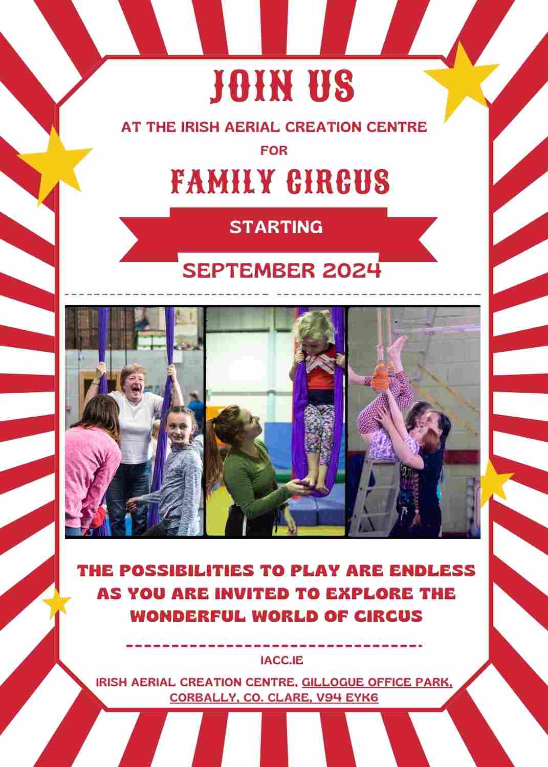 National Home for Aerial Arts Ireland - Irish Aerial Creation Centre